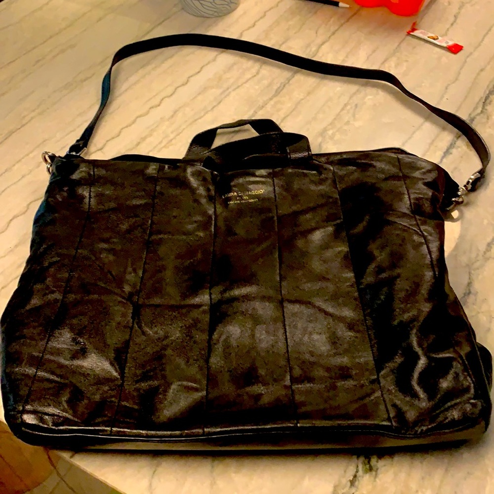 Laura Dimaggio Real Leather Large Bag - Gem